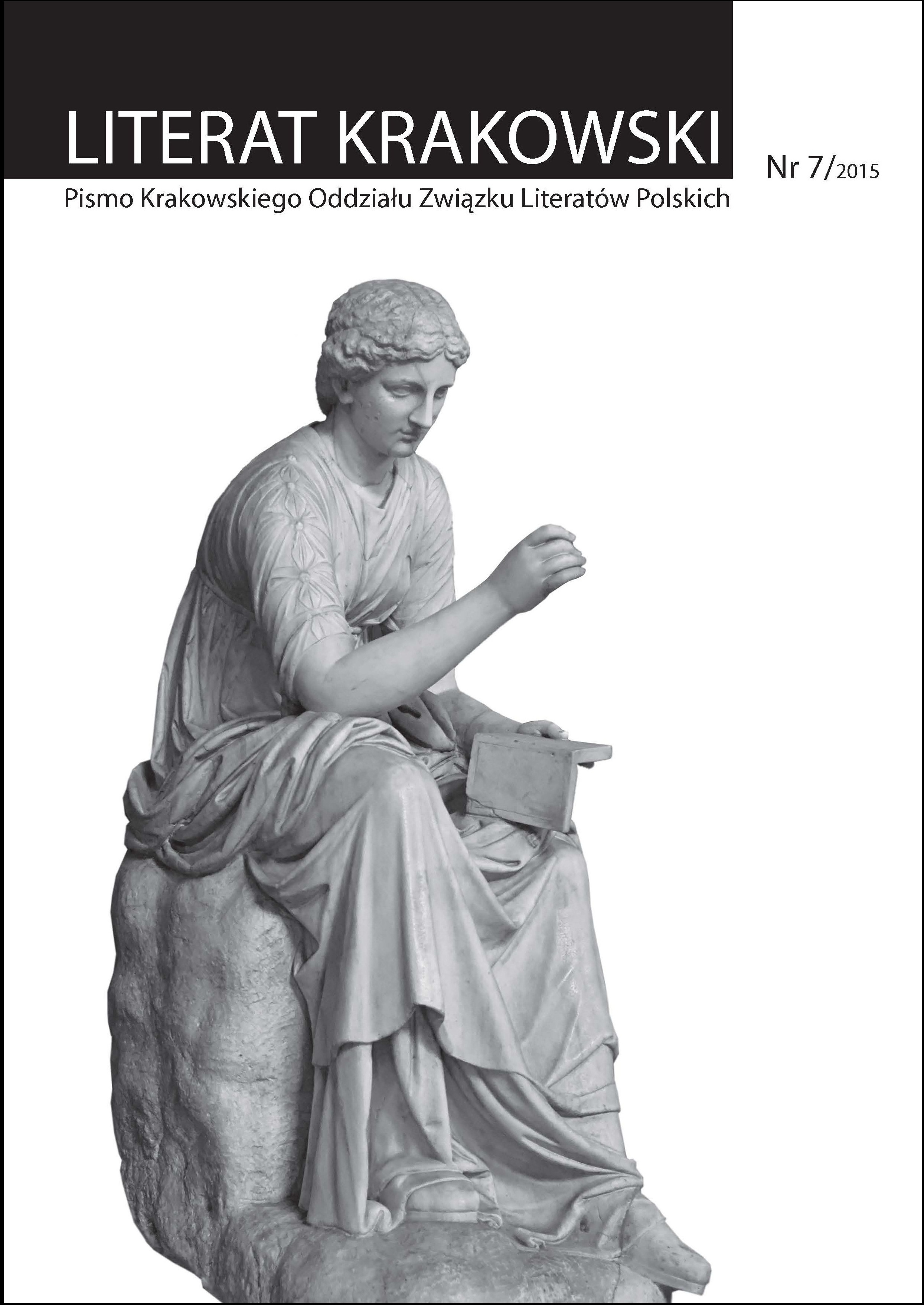 LITERAT KRAKOWSKI PISMO KRAKOWSKIEGO ODDZIAŁU ZWIĄZKU LITERATÓW ...